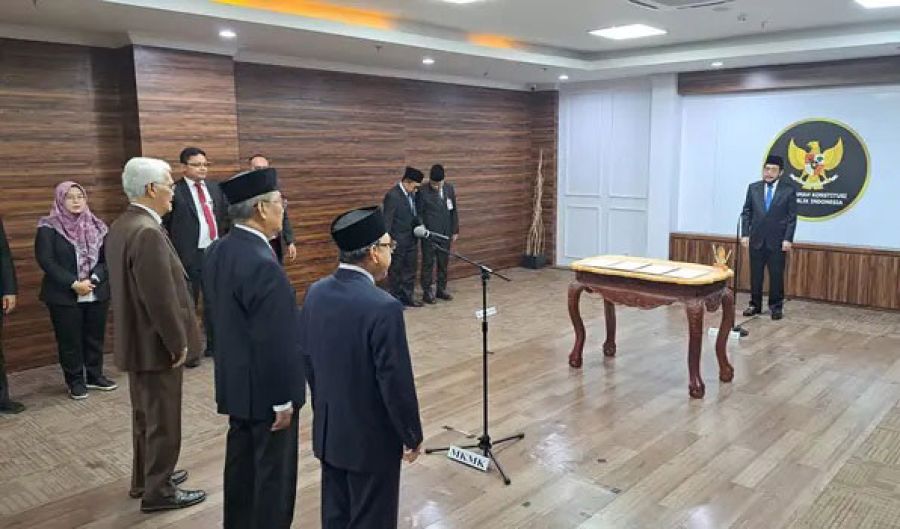 Lantik Anggota Majelis Kehormatan MK, Anwar Usman: Sampaikan Kebenaran Meskipun itu Pahit